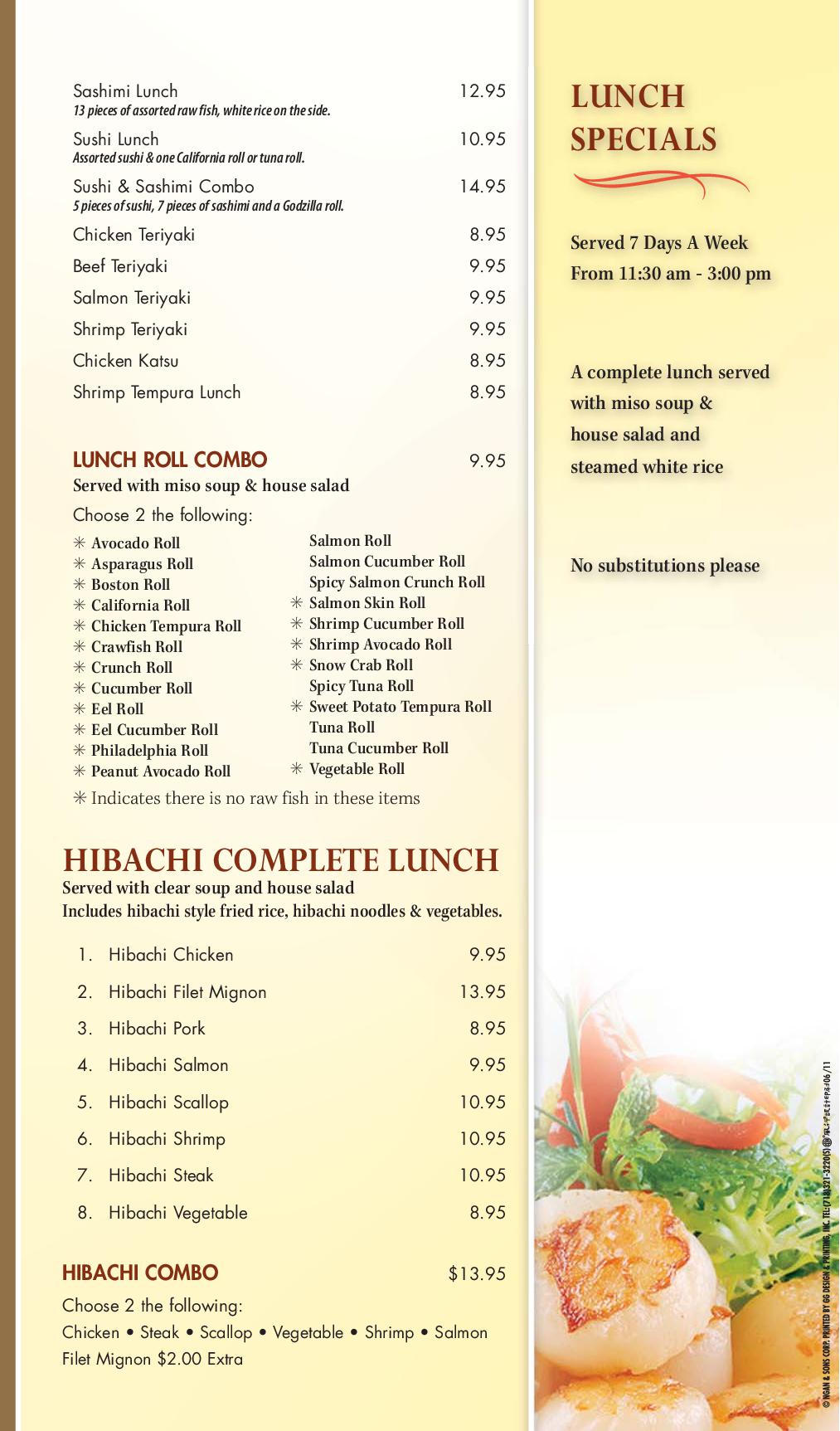 Menu – Sake Cafe